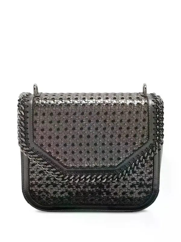 Stella McCartney Falabella Box Woven Crossbody Bag - Red