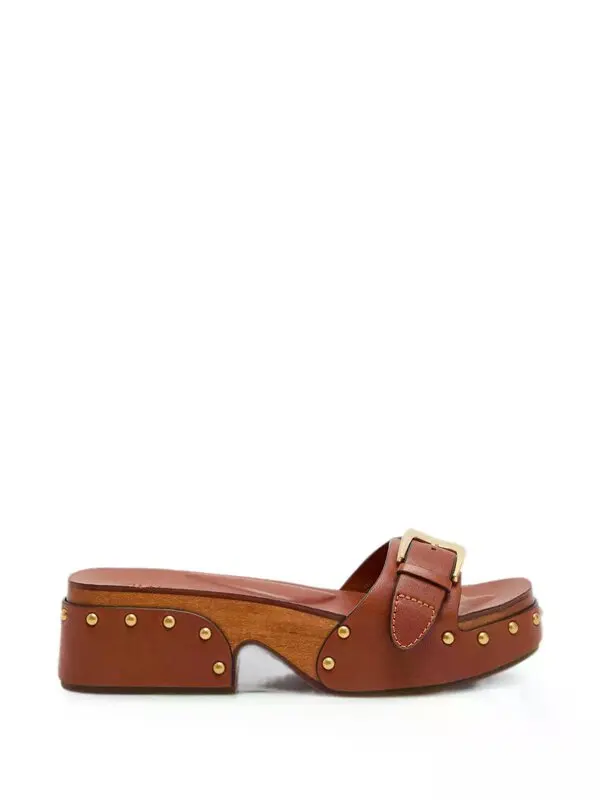 Zimmermann Embellished Buckle-strap Sandals - Brown
