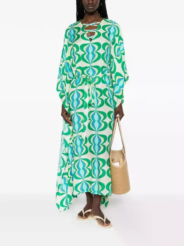 Sundress Lavande Printed Kaftan