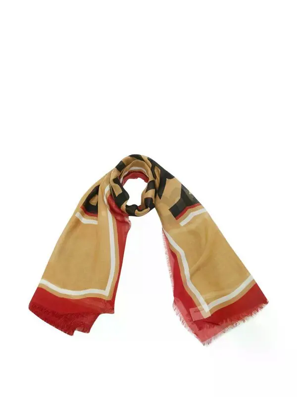 Burberry B-box Logo Scarf