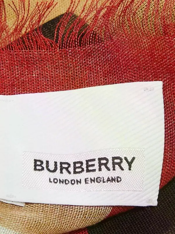 Burberry B-box Logo Scarf