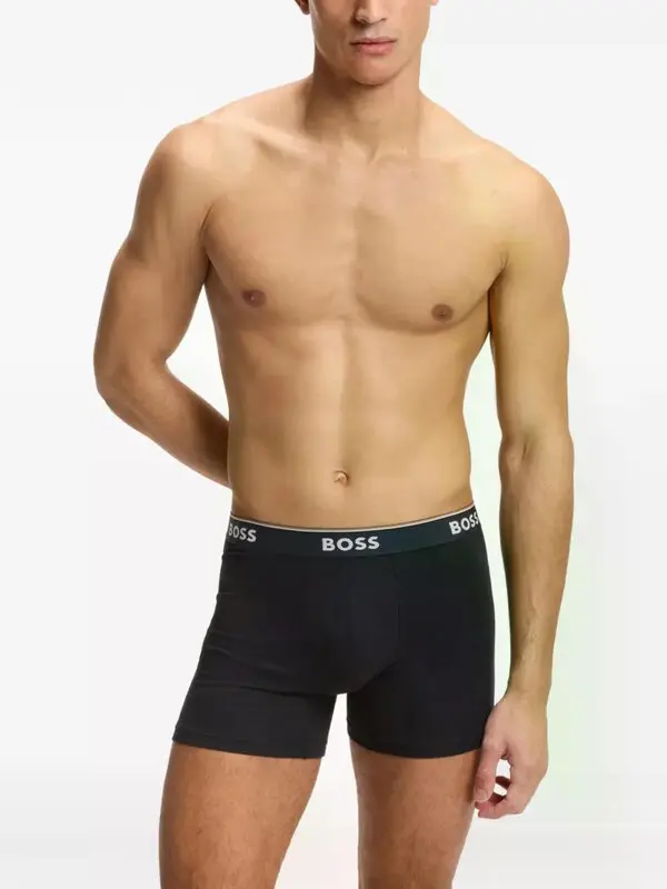 BOSS Logo-waistband Boxers - Blue