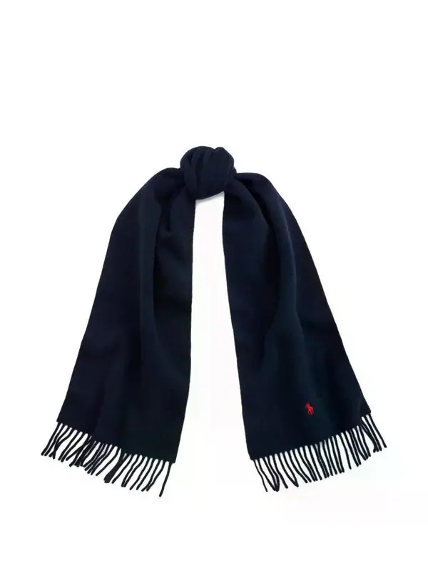 Polo Ralph Lauren Pony Fringe-trim Scarf