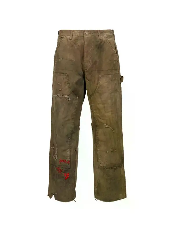 PALY Distressed Panelled Trousers