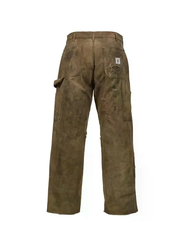 PALY Distressed Panelled Trousers