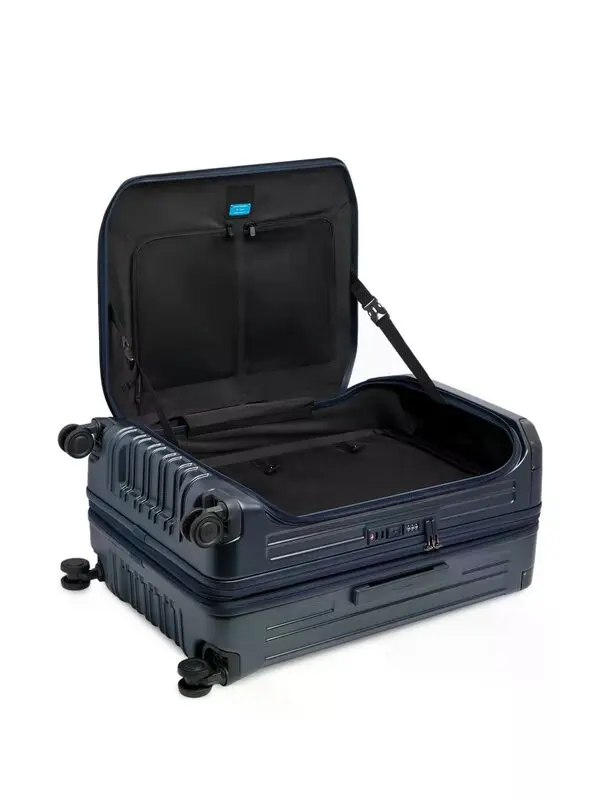 PIQUADRO Expandable Hardside Suitcase - Blue