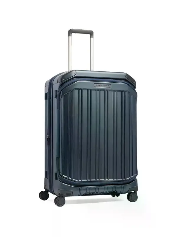 PIQUADRO Expandable Hardside Suitcase - Blue