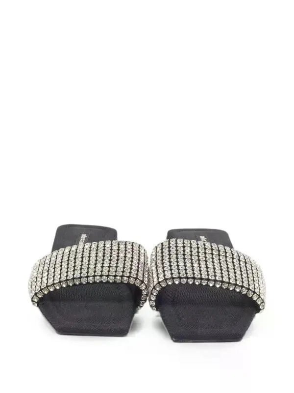 ALEXANDER WANG Anya Crystal-embellished Slides