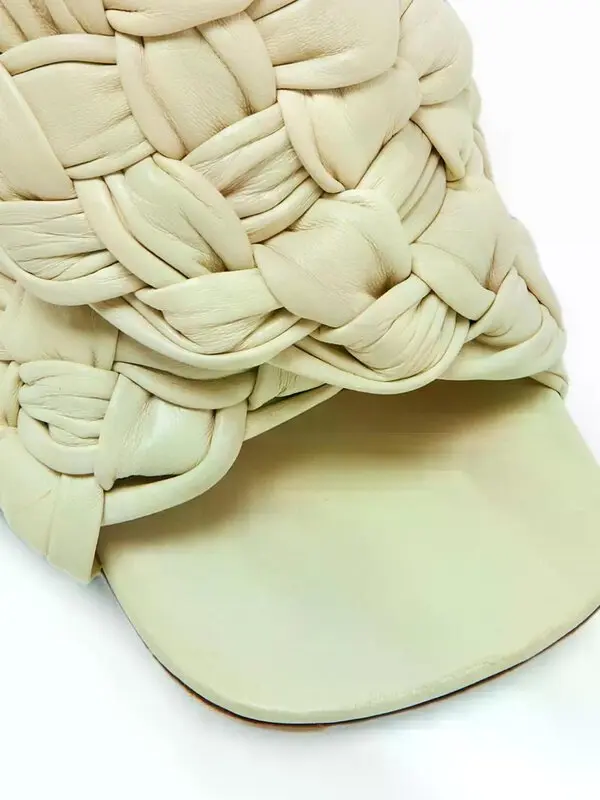 Bottega Veneta Intrecciato Square-toe Sandals