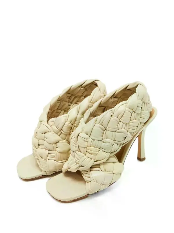 Bottega Veneta Intrecciato Square-toe Sandals