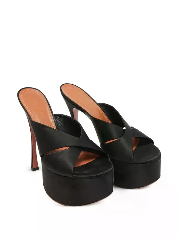 Amina Muaddi Dalida Platform Sandals