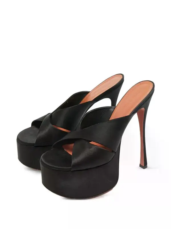 Amina Muaddi Dalida Platform Sandals