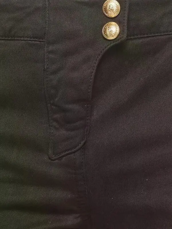 Balmain Skinny Jeans With Zip Pockets