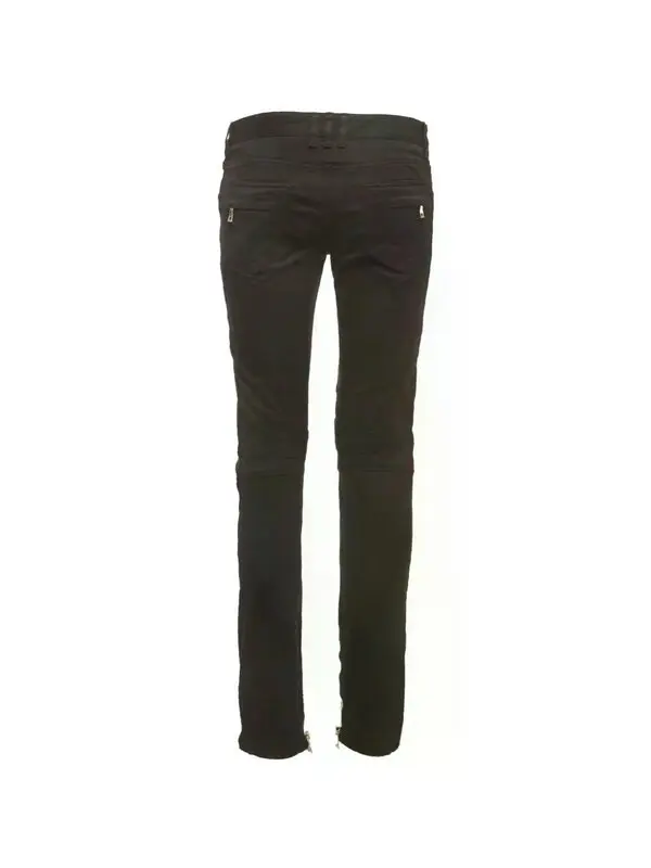 Balmain Skinny Jeans With Zip Pockets