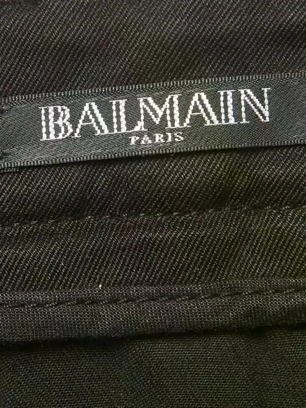 Balmain Skinny Jeans With Zip Pockets