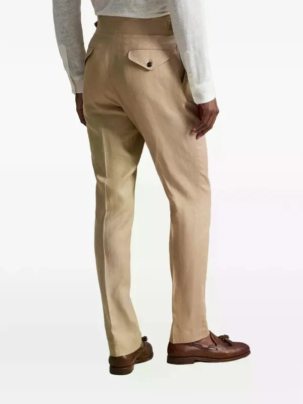 Polo Ralph Lauren Pleated Buckle-waistband Trousers