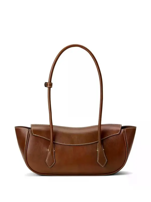 Polo Ralph Lauren Contrast-stitch Leather Shoulder Bag
