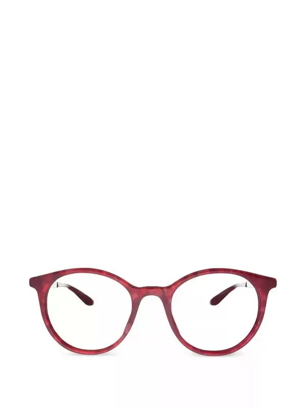 Dolce & Gabbana Round Frame Glasses - Red