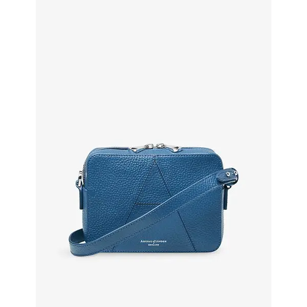ASPINAL OF LONDON Leather Camera Cross-body Bag - Topaz