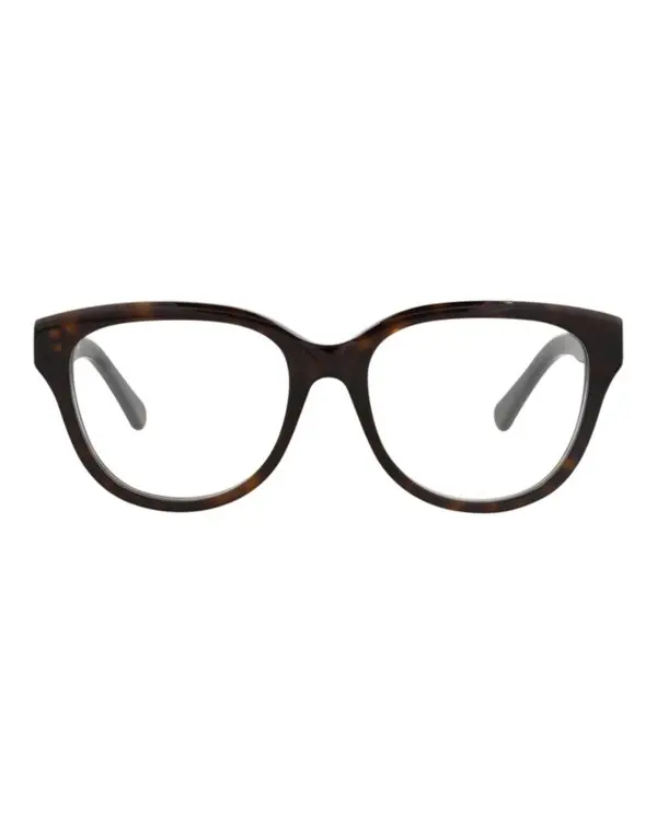 Chloé Cat Eyeframe Recycled Acetate Optical Frames Havana Havana Transparent - Multicolor