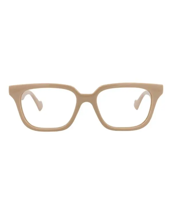 Gucci Squareframe Injection Optical Frames Nude Nude Transparent