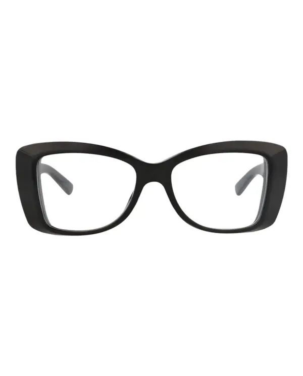 Gucci Squareframe Recycled Acetate Optical Frames Black Black Transparent