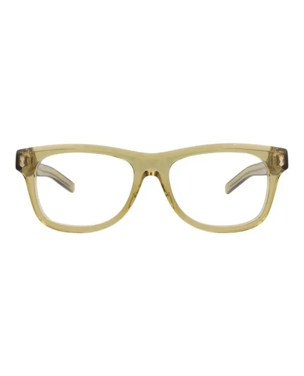 Gucci Squareframe Recycled Acetate Optical Frames Yellow Yellow Transparent - Multicolor