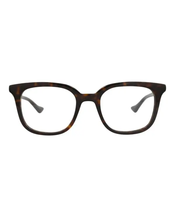 Gucci Squareframe Recycled Acetate Optical Frames Havana Havana Transparent - Multicolor