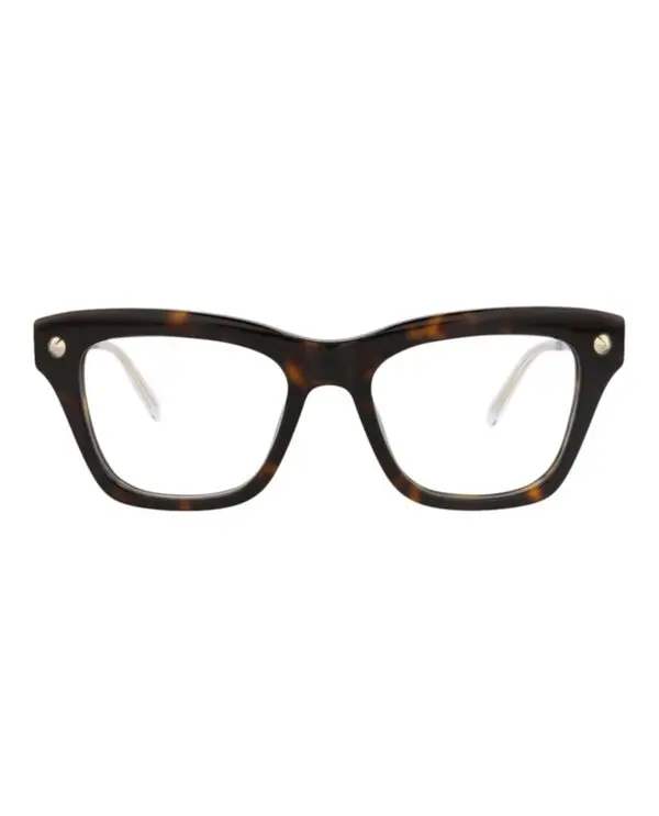 Alexander McQueen Squareframe Recycled Acetate Optical Frames - Multicolor