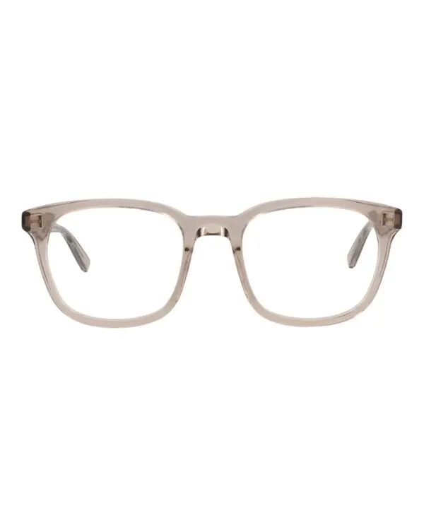 Saint Laurent Roundframe Acetate Optical Frames Brown Brown Transparent