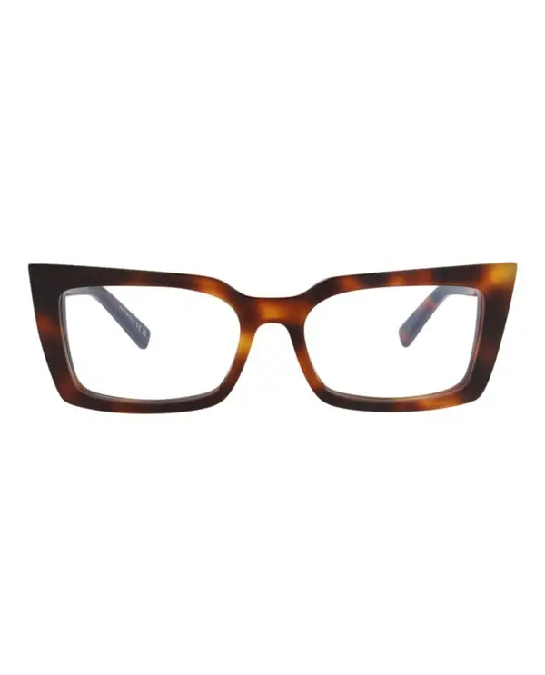 Saint Laurent Cat Eyeframe Acetate Optical Frames Havana Havana Transparent