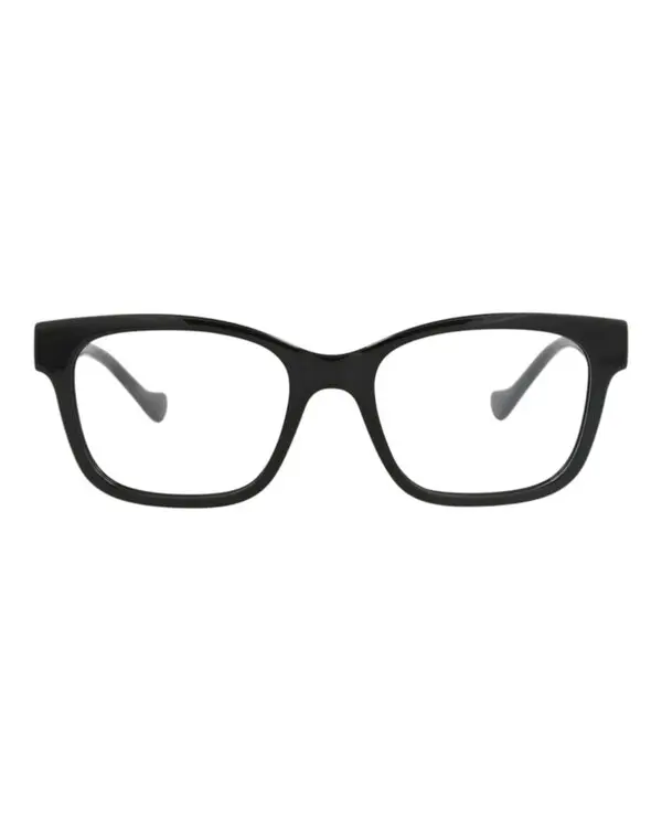 Gucci Squareframe Injection Optical Frames Black Black Transparent