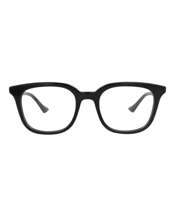 Gucci Squareframe Recycled Acetate Optical Frames Black Black Transparent - Multicolor