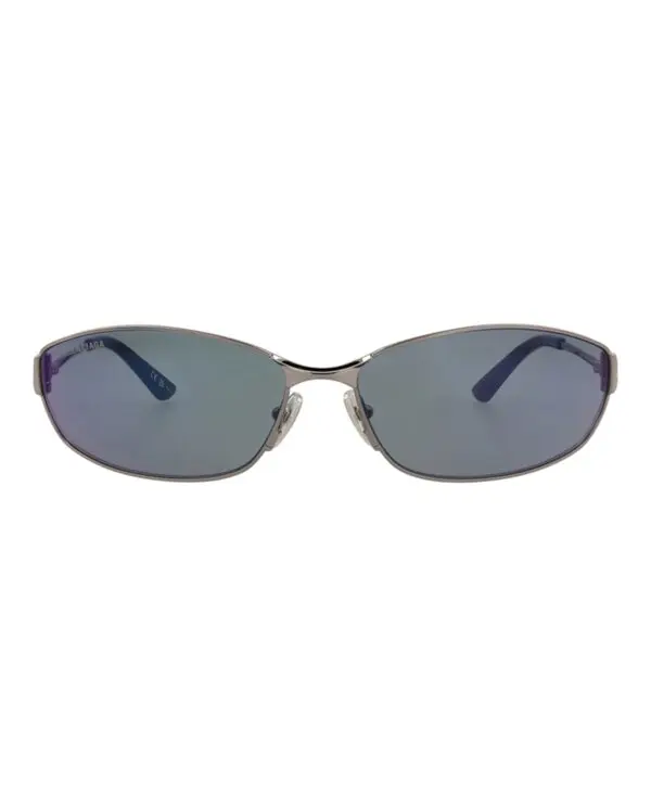 Balenciaga Square Frame Metal Sunglasses - Multicolor