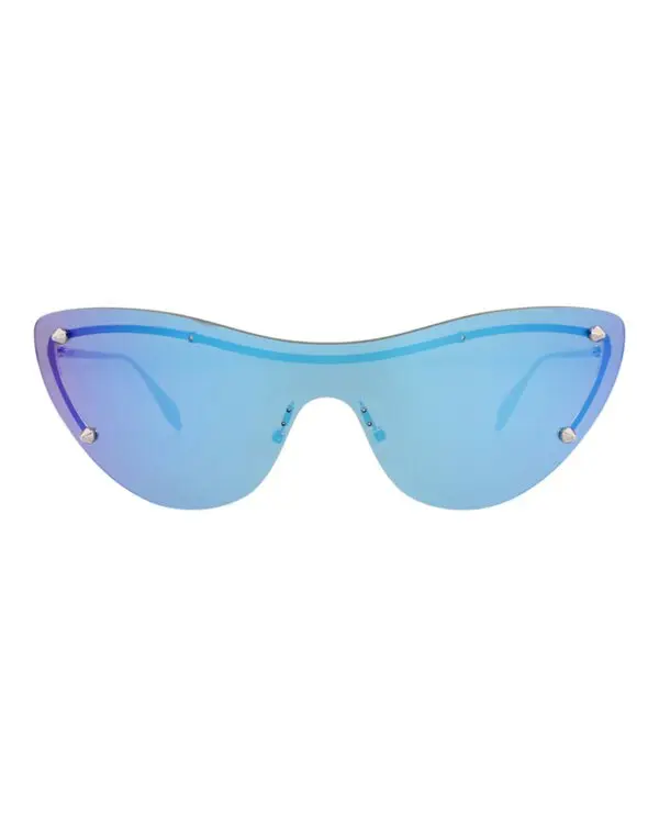 Alexander McQueen Cat Eyeframe Metal Sunglasses