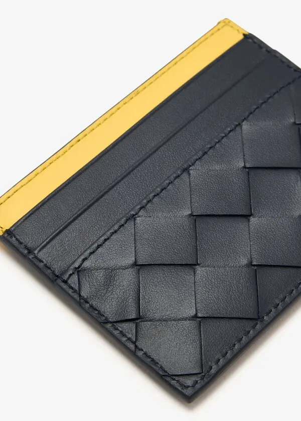 Bottega Veneta Color-blocked Card Holder
