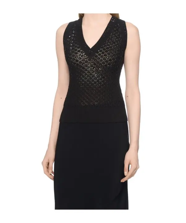 Ermanno Scervino V-neck Sleeveless Vest