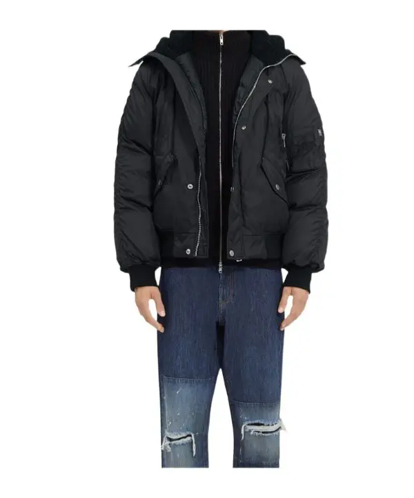 MAISON MARGIELA Hooded Bomber Jacket