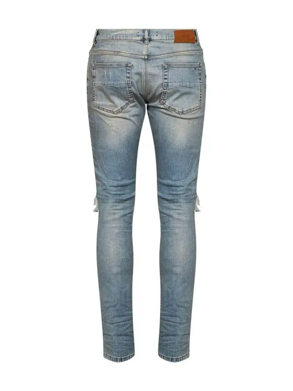 Amiri Distressed Flannel Mx1 Jeans