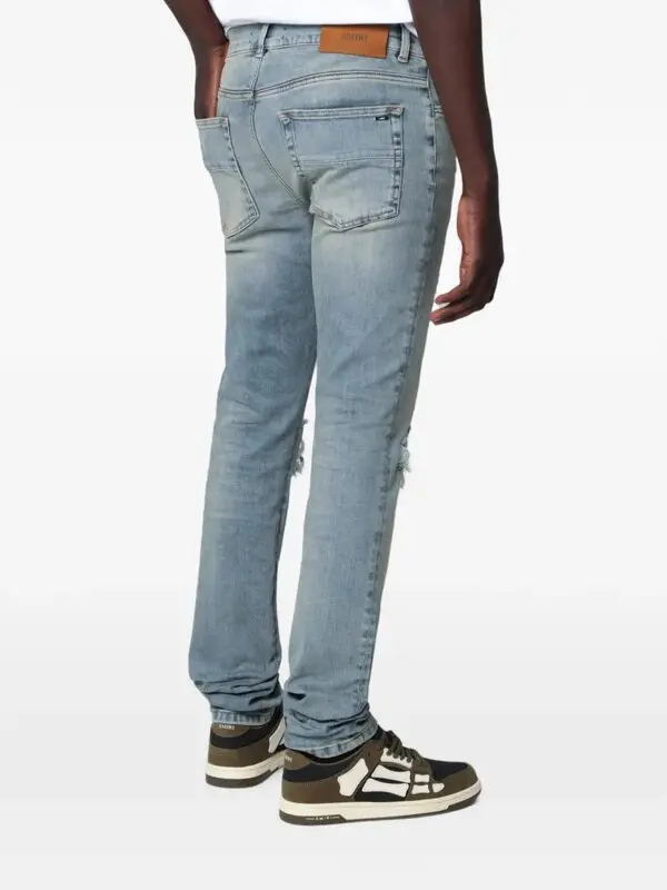Amiri Distressed Flannel Mx1 Jeans