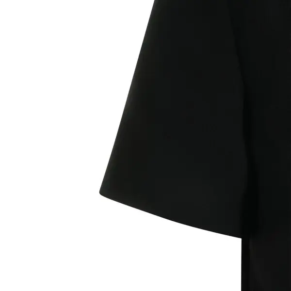 Valentino Garavani Embroidered Crepe Couture Short Dress - Black