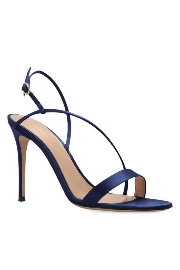 GIANVITO ROSSI Manhattan Satin Heeled Sandals