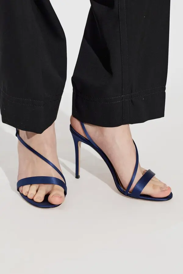 GIANVITO ROSSI Manhattan Satin Heeled Sandals