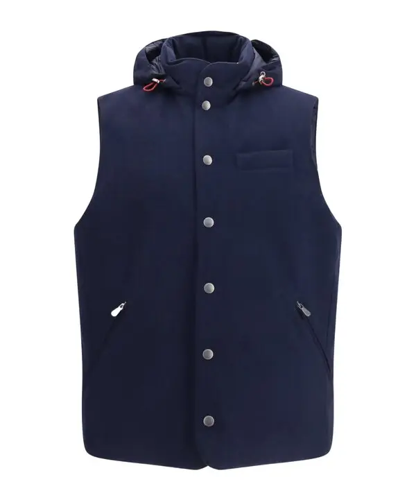 Brunello Cucinelli Sleeveless Hooded Gilet - No