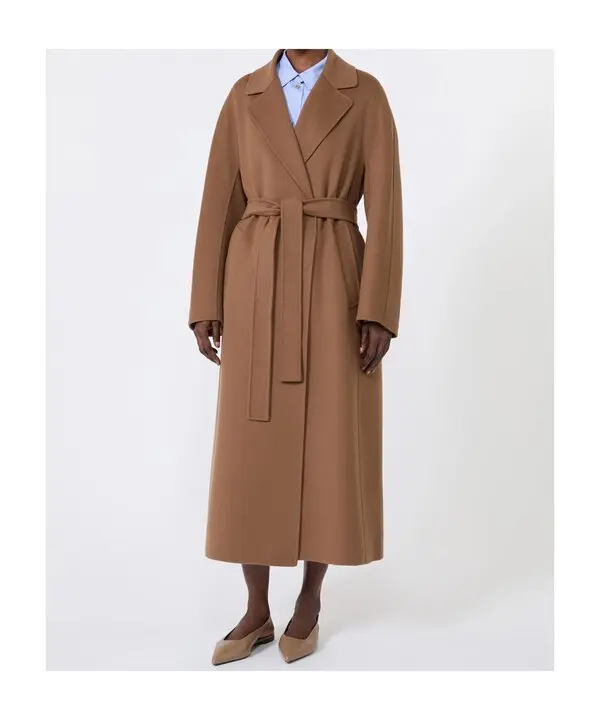 Max Mara Penelope Belted Coat - Hazelnut Brown