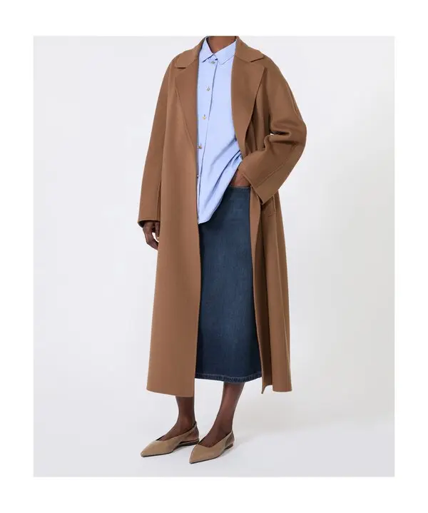 Max Mara Penelope Belted Coat - Hazelnut Brown