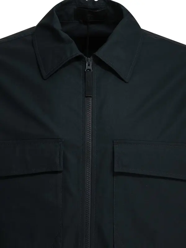 Stone Island Overshirt Jacket With Logo