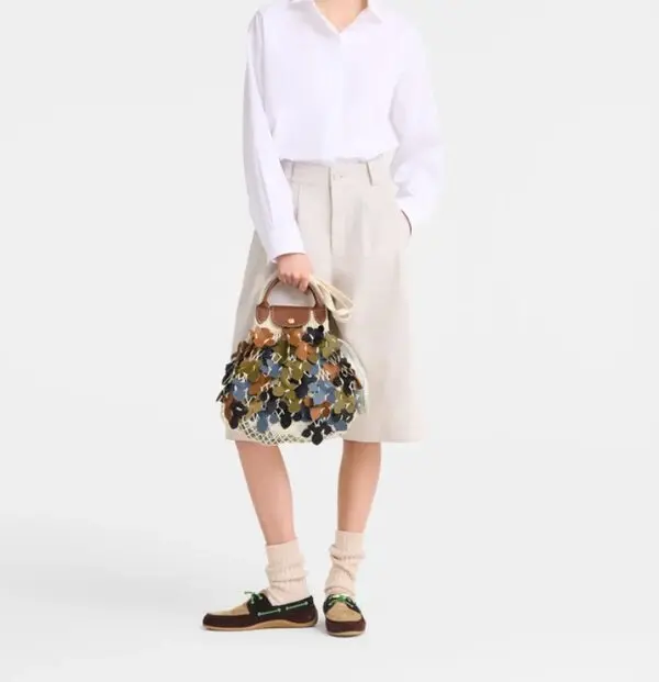 Longchamp Le Pliage Collection L Mesh Bag