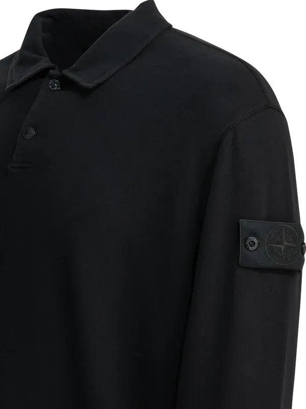 Stone Island Long-sleeved Polo Shirt