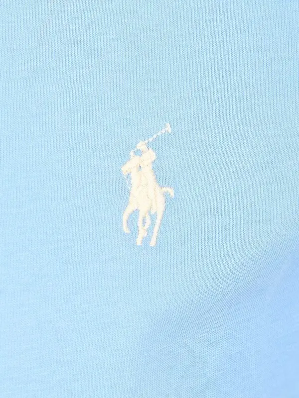 Polo Ralph Lauren Logo Cotton T-shirt - Blue